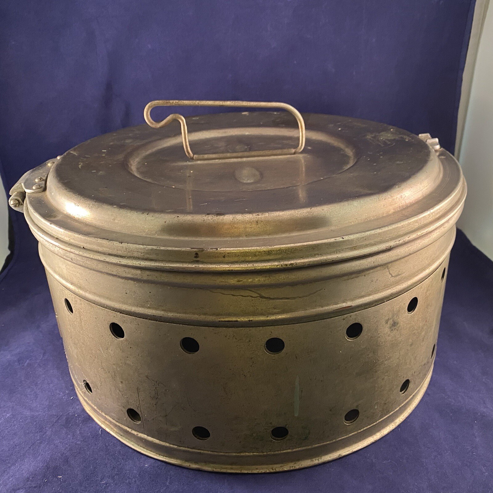 Large Vintage Medical Instrument Drum American Sterilizer Company Steel ...
